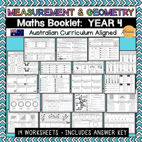 Measurement And Geometry Year 4 Resources For Teaching Australia