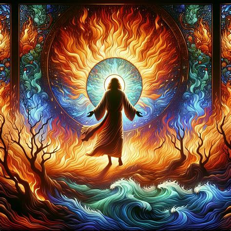 He Has Burned In Jac Bible Art