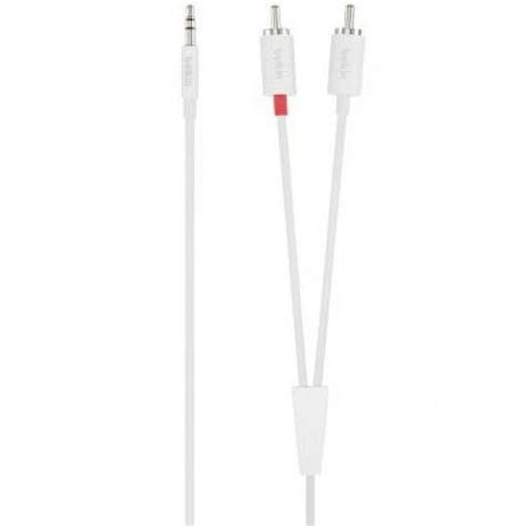 6 Ft 35mm Stereo M To 2 Rca Y Splitter Cable Mm Belkin Cable