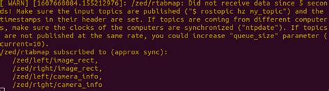 Question How To Export Stereo Images Using Rtabmap With Zed Ros Wrapper Issue