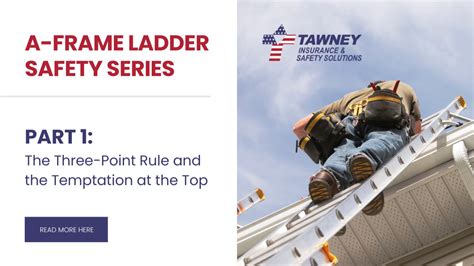 A Frame Ladder Safety Three Point Rule And Top Step Dangers
