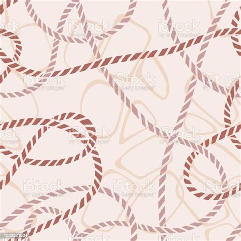 추상적인 기하학적 모양 질감의 원활한 해양 로프 매듭 패턴 개념에 대한 스톡 벡터 아트 및 기타 이미지 개념 고풍스런 기하 도형 Istock