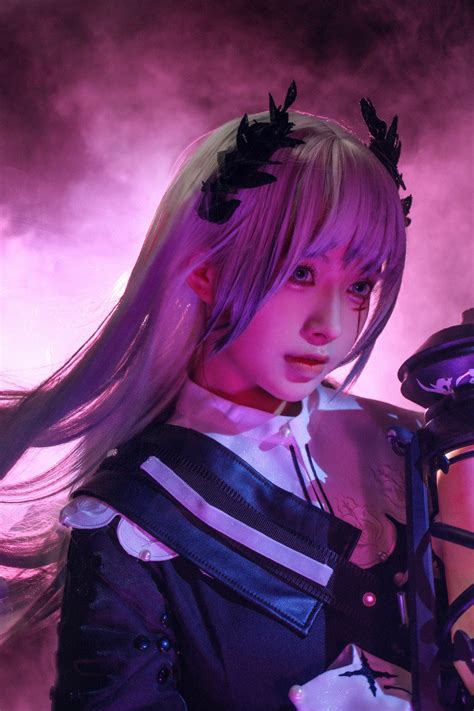 Cos：明日方舟艾丽妮cosplay正片14p 肃雨雨雨 哔哩哔哩