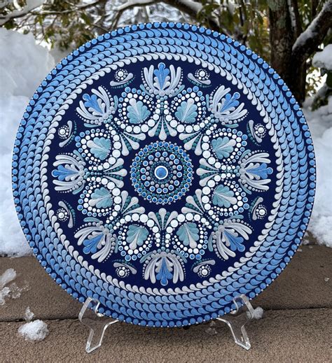 Blue Frost Metallic Acrylics On Kathy Furze Spencer Facebook