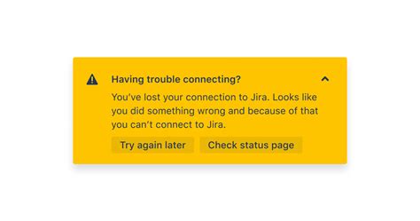 Writing Guidelines Warning Message Content Atlassian Design System