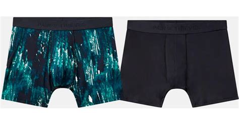 Pair Of Thieves 2 Pack Hustle Stretch Boxer Briefs In Blue For Men Lyst