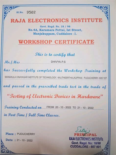 Dhivya Ps On Linkedin Workshop Hardware Testingofelectronicdevices