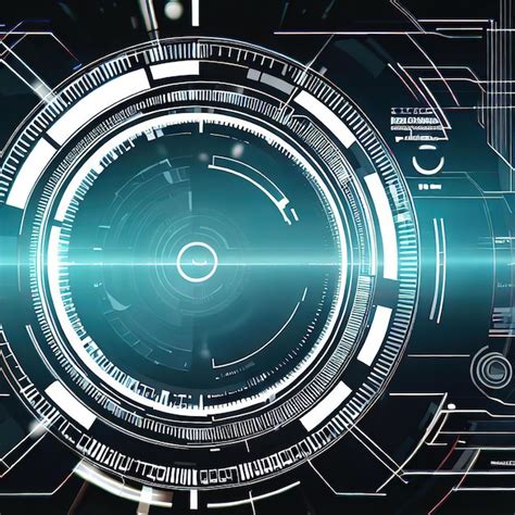 Premium Ai Image Premium Abstract Conceptual Hud And Circuit Board Space Futuristic Technology