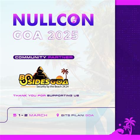nullcongoa2025 communitypartner infoseccommunity nullcon