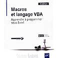 Amazon fr Macros et langage VBA Apprendre à programmer sous Excel
