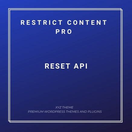 Restrict Content Pro Rest Api Download For Wordpress