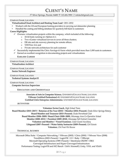 Solution Architect Resume Guide Writing Tips And Example