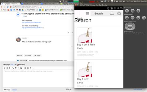 My App Is Works On Web Browser And Emulator But Not On Mobile Device Ionic V1 Ionic Forum
