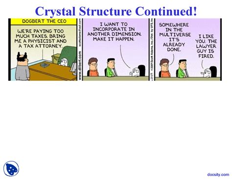 Crystal Structure Crystal Lattices Solid State Physics Lecture Slides Docsity