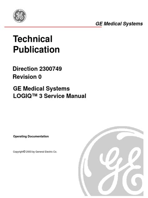 Logiq 3 Service Manual Pdf Electrostatic Discharge Electrical Engineering