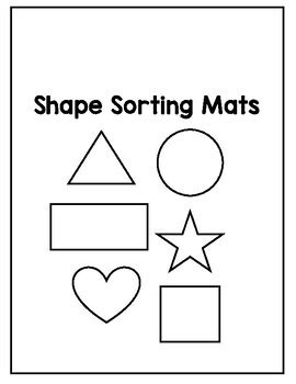 Shape Sorting Mats By Ms Toris Toolbox TPT