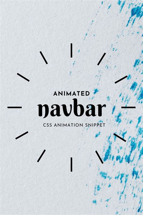 Pure Css Animated Navigation Css Basics Css Navigation