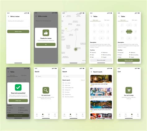 Dinetable App Ui Template Restaurant Table Reservation App In Flutter Reservespot App