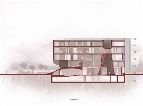 Yazd Nezam Organization Building 레이아웃 건축 미술관