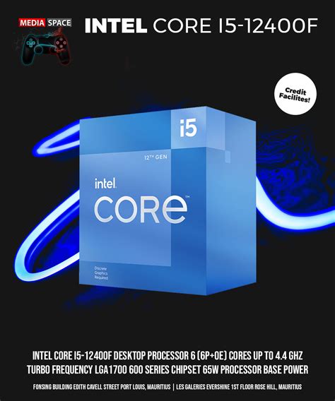 Intel Core I5 12400f 25 Ghz 6 Core Lga 1700 Processor Mediaspace