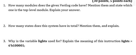 Solved Traffic Lights Controller Using Fpga The Aim Of This Chegg