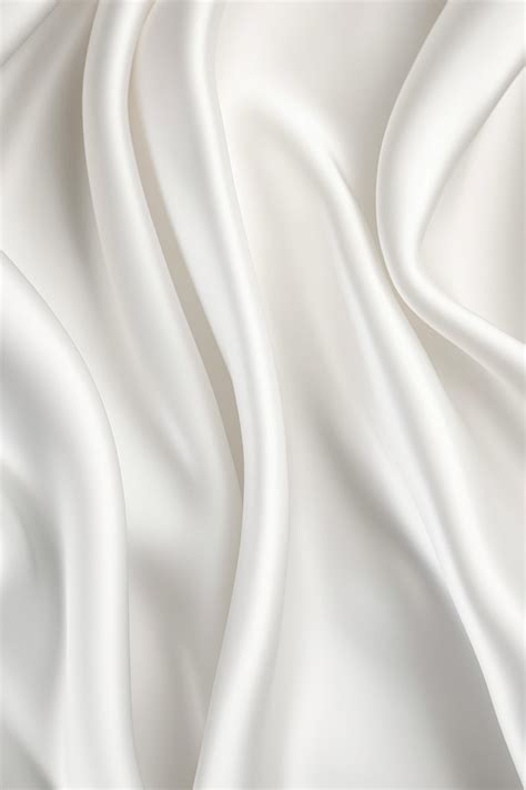 白色丝绸褶皱背景