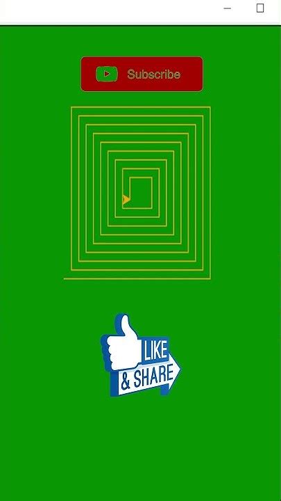 Square Inside Square In Python ⏹️ Python Shorts Pythonprogramming Programming Youtube