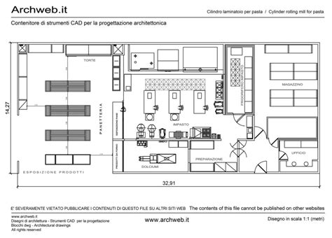 Bakery Layout Cad Bakery Ovens Pastry Shops Archweb Dwg