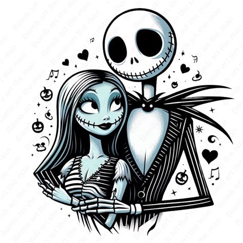 Jack And Sally Clipart Etsy