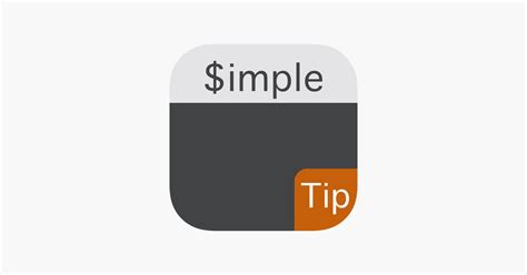 ‎simple Tip Tip Calculator On The App Store