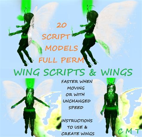 Second Life Marketplace Wing Scripts And Wings