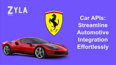 Car Apis Streamline Automotive Integration Effortlessly Zyla Api Hub Blog