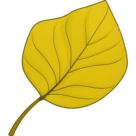 Abstract Yellow Leaf 65882603 Png