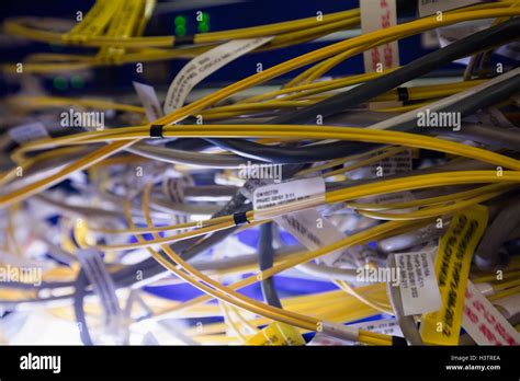 Server Rack And Wires Hi Res Stock Photography And Images Alamy