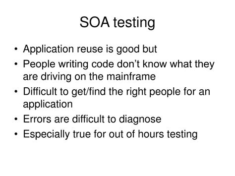 Ppt Soa Testing Overview Powerpoint Presentation Free Download Id