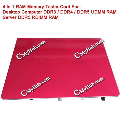 4in1 New Desktop Ddr3 Ddr4 Ddr5 And Server Ddr5 Ram Memory Diagnostic Tester Card Ebay