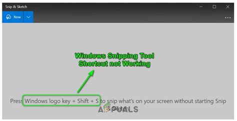 Fix Windows Snipping Tool Shortcut Not Working Appuals
