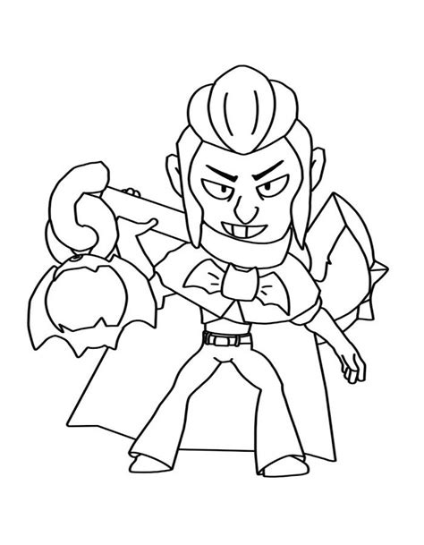 Surge Brawl Stars Coloring Page Free Printable Pdf