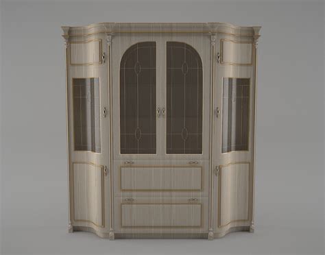 Sideboard In Classic Style 3d Model 21 Max Unknown Obj Fbx Free3d