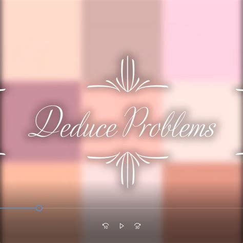 Deduce Problems Youtube