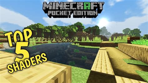 TOP 5 SHADER YANG AKAN MEMBUAT HIDUPMU BERWARNA MCPE 1 14 1 15 1 16 YouTube