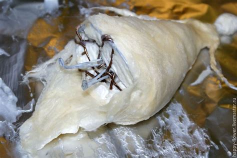 Снегурочка под ёлку как сделать классическую ватную игрушку на каркасе Мастер Классы в журнале