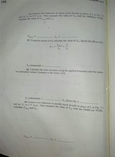 Xcalculated Part 3 Inductive Reactance X From All