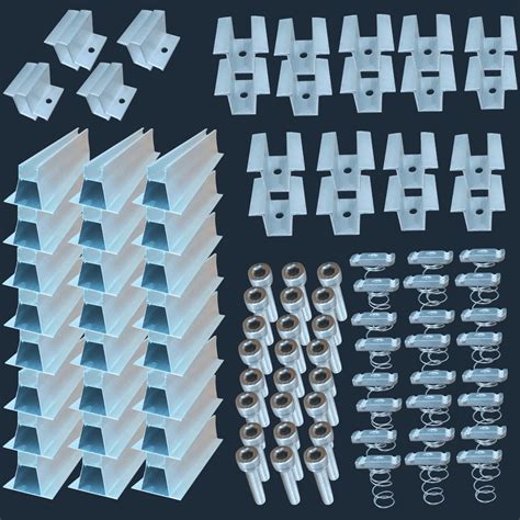 Buy Aluminium Mini Rail Set 60 Mm 24 Pcs At Best Price In India