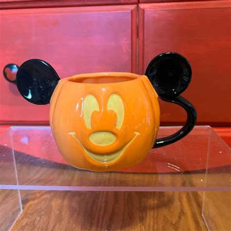 Disney Dining New Disney Mickey Mouse Pumpkin Coffee Mug Halloween
