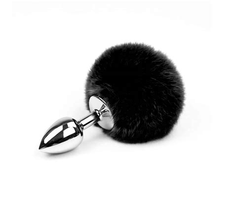 Faux Fur Bunny Tail Butt Plug Love In Leather