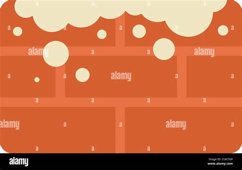 Beer Foam Overflowing A Brick Wall Forming A Beer Foam Background Stock