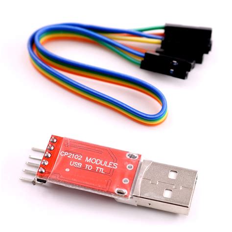 Cp2102 Module Usb To Ttl Serial Port Module Uart Stc Downloader With Dupont Line Shopee