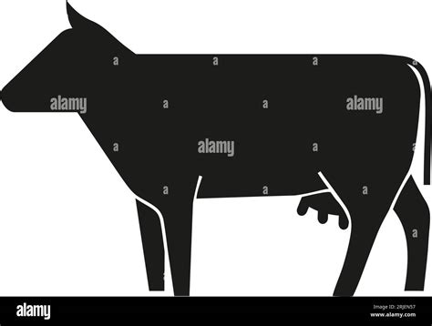 Cow Silhouette Icon Stock Vector Image And Art Alamy