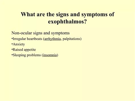 Exophthalmos Thyroid Eye Disease Ppt Thyroid Disorders Endocrine And Metabolic Diseases